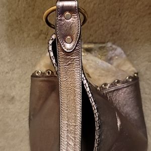 Treesje | Bags | Treesje Metallic Gold Rawhide Tote | Poshmark